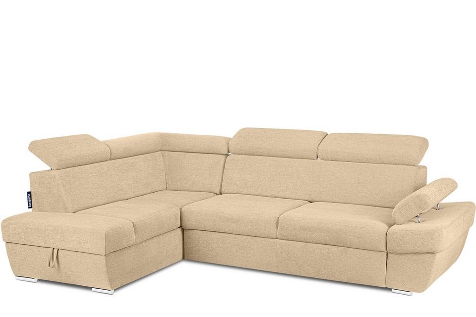Konsimo Ecksofa Ratlo Ecksofa Mit Bettfunktion Und Bettkasten
